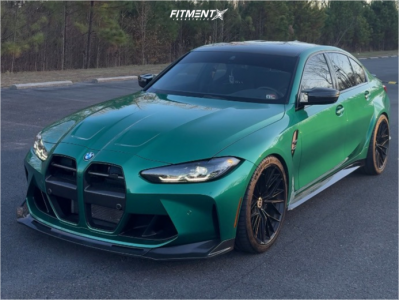 2022 BMW M3 Competition xDrive with 20x9.5 HRE FlowForm Ff28 and ...
