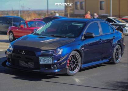 2014 Mitsubishi Lancer Evolution MR with 18x9.5 Konig Hypergram and ...