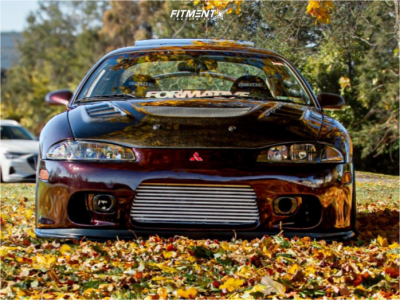1998 Mitsubishi Eclipse GST with 18x9 Work Meister S1 3p and BFGoodrich ...