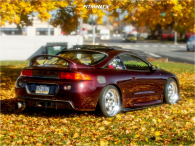 1998 Mitsubishi Eclipse GST with 18x9 Work Meister S1 3p and BFGoodrich ...