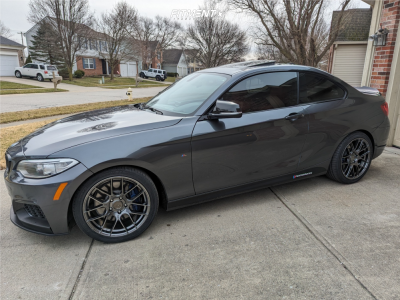 2016 BMW M235i XDrive with 18x8.5 35 Aodhan Ah-x and 235/40R18 Kumho ...