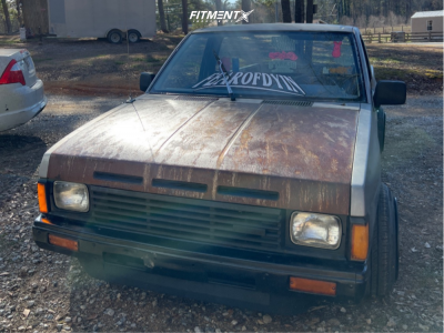 1986 Nissan D21 Base with 15x10 American Racing Baja and Atrezzo 195x50 ...