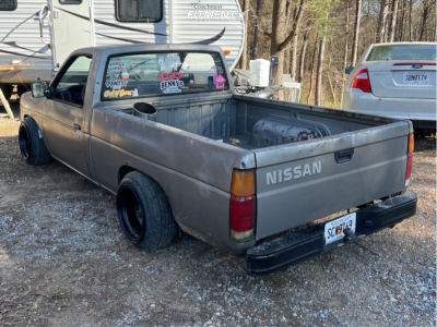 1986 Nissan D21 Base with 15x10 American Racing Baja and Atrezzo 195x50 ...