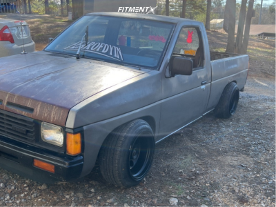 1986 Nissan D21 Base with 15x10 American Racing Baja and Atrezzo 195x50 ...