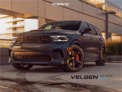 2021 Dodge Durango SRT Hellcat with 22x10.5 Velgen Classic5 V2 and ...