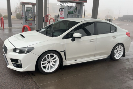 2015 Subaru WRX Base with 19x9.5 Vors Tr4 and Advanta 215x50 on ...
