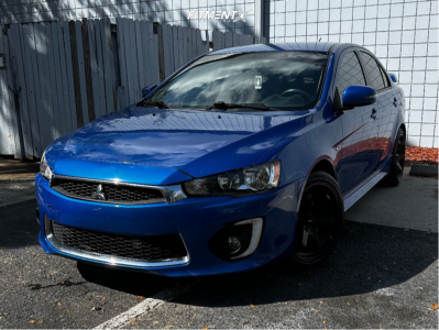 2016 Mitsubishi Lancer ES with 18x8.5 AVID1 Av6 and Vercelli 225x40 on ...