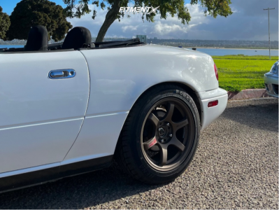 1990 Mazda Miata Base with 15x8 Gram Lights 57dr and Forceum 205x50 on ...