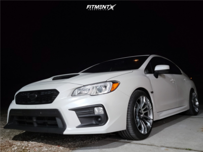 2019 Subaru WRX Base with 18x9.5 AVID1 Av20 and Michelin 245x40 on ...