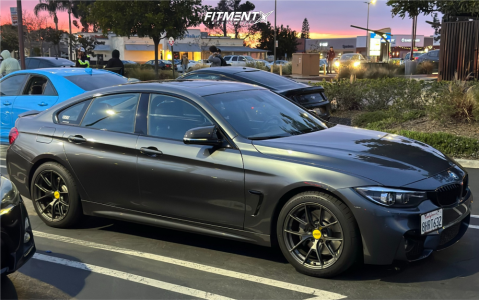 2019 BMW 440i Gran Coupe Base with 18x9.5 Apex Vs-5rs and Continental ...
