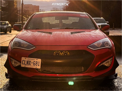 2013 Hyundai Genesis Coupe 2.0T Premium with 19x9.5 ESR Cs8 and Nexen ...