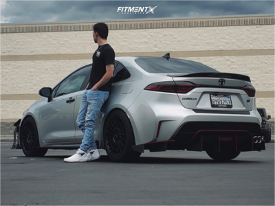 2022 Toyota Corolla SE Nightshade with 18x8.5 Rotiform Las-r and ...