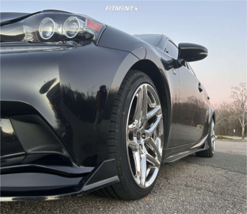 2016 Lexus IS300 F Sport with 18x8.5 Heritage Ebisu Monoc and Ironman ...