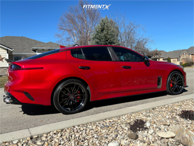 2018 Kia Stinger GT2 with 20x9 Variant Krypton and Falken 255x35 on ...