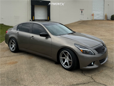 2010 INFINITI G37 Journey with 18x9.5 Anovia Titan and Zeetex 245x45 on ...
