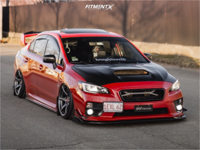 2017 Subaru WRX Premium with 18x9.5 Kansei Tandem and Cosmo 215x40 on ...