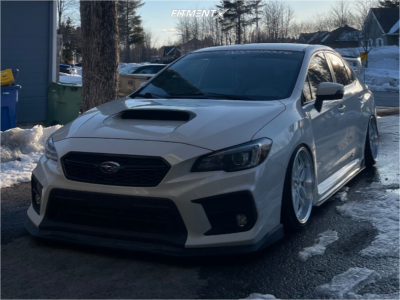 2019 Subaru WRX Limited with 18x9.5 ESR Cs15 and Zeta 215x35 on Air ...