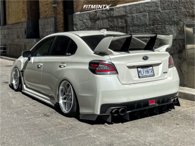 2019 Subaru WRX Limited with 18x9.5 ESR Cs15 and Zeta 215x35 on Air ...