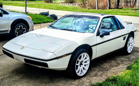 1985 Pontiac Fiero SE with 17x8 Vors Tr4 and Summit 205x45 on Stock ...