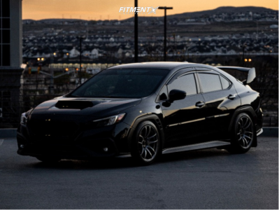 2022 Subaru WRX Base with 18x9.5 Vors Tr4 and Nitto 245x40 on Coilovers ...