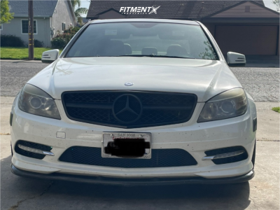 2011 Mercedes-Benz C300 Sport with 18x8 Vors Vr8 and Dcenti 225x40 on ...