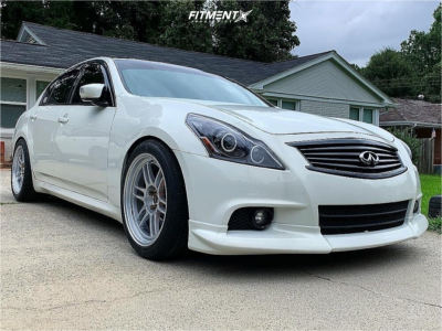 2010 INFINITI G37 with 18x9.5 15 Enkei Rpf1 and 255/40R18 Toyo Tires Proxes Sport A/s and ...