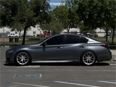 2018 INFINITI Q50 Luxe with 19x8.5 Aodhan Aff7 and Lexani 255x40 on ...