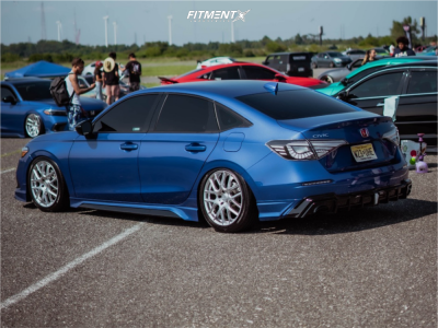 2024 Honda Civic Sport with 18x8 Vision Cross and Michelin 245x50 on ...