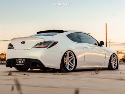 2011 Hyundai Genesis Coupe 2.0T with 19x10.5 ESR Rf15 and Vercelli ...