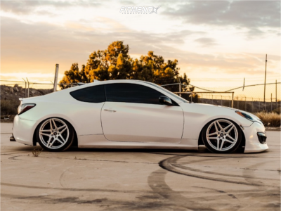 2011 Hyundai Genesis Coupe 2.0T with 19x10.5 ESR Rf15 and Vercelli ...