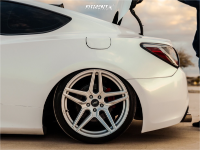 2011 Hyundai Genesis Coupe 2.0T with 19x10.5 ESR Rf15 and Vercelli ...
