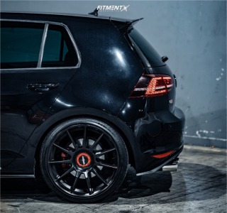 2015 Volkswagen GTI Autobahn with 19x8.5 Rotiform Dtm and Nexen 235x35 ...