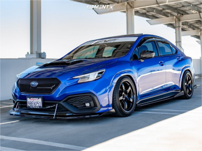 2022 Subaru WRX with 18x9.5 22 Gram Lights 57cr and 245/40R18 Falken ...