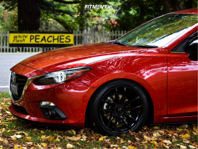 2015 Mazda 3 Sport GT with 18x8.5 Vors Tr4 and Nankang 225x45 on ...