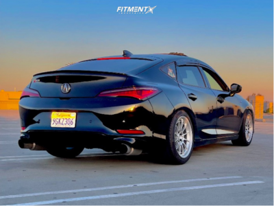 2023 Acura Integra A-Spec with 18x9.5 Enkei Nt03m and Accelera 255x40 ...