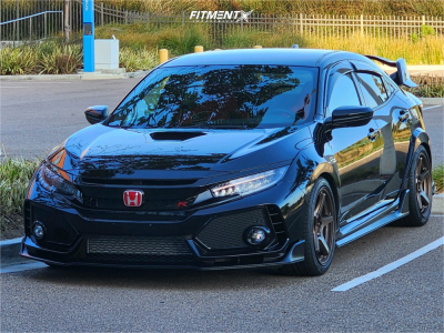 2017 Honda Civic Type R with 18x9.5 Enkei Ts-5 and Lexani 265x35 on ...