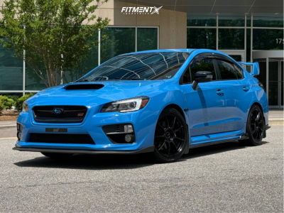 2016 Subaru WRX STI Series.HyperBlue with 18x8.5 Enkei Ts9 and Kumho ...