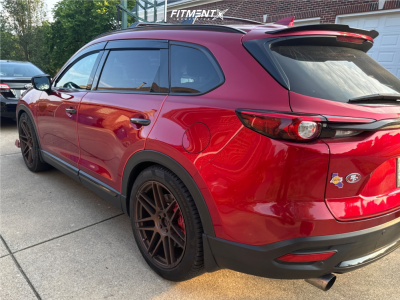 2021 Mazda CX-9 Grand Touring with 22x10 Curva Cff300 and Pirelli ...