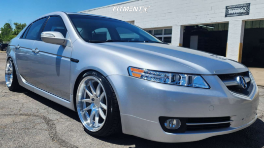 2007 Acura TL Base with 18x9.5 Aodhan Ds02 and Lexani 225x40 on ...