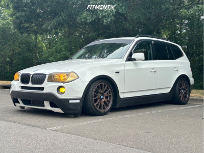 2009 BMW X3 xDrive30i with 17x8 Motegi Mr118 and Nitto 245x40 on ...