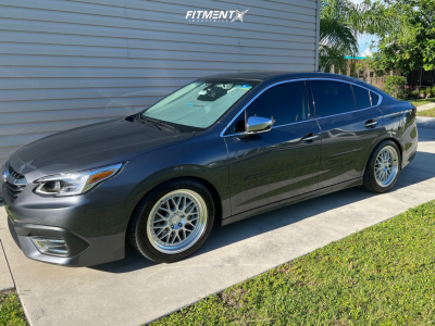 2022 Subaru Legacy with 18x8.5 35 Aodhan Ah02 and 245/45R18 Michelin ...