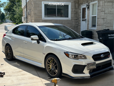 2019 Subaru WRX STI Base with 18x8.5 AVID1 Av20 and Versatyre 245x40 on ...
