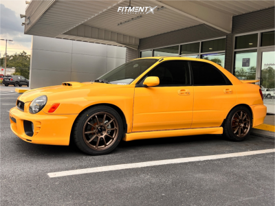 2003 Subaru Impreza WRX with 17x8 Enkei Triumph and Falken 225x45 on ...