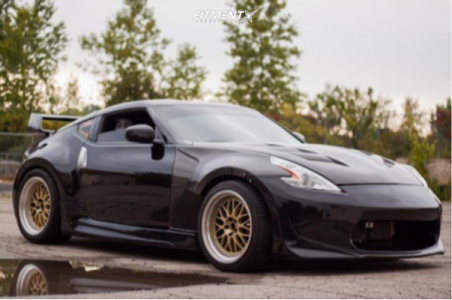 2013 Nissan 370Z Touring with 19x9.5 ESR Sr01 and Nitto 285x35 on Stock ...