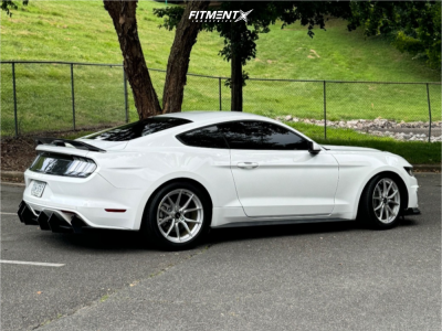 2016 Ford Mustang EcoBoost with 19x9.5 Advanti Racing Hybris and ...