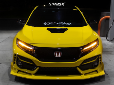 2021 Honda Civic Type R with 18x9.5 Advan Racing Gt Premium and ...