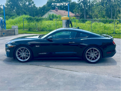 2022 Ford Mustang GT Premium with 20x10 HRE FlowForm Ff21 and Nitto ...