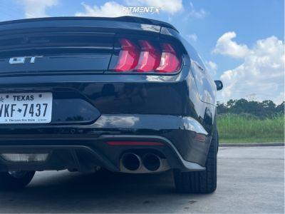 2022 Ford Mustang GT Premium with 20x10 HRE FlowForm Ff21 and Nitto ...