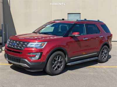 2017 Ford Explorer Limited with 18x8 Enkei Yx-5 and Michelin 255x65 on ...