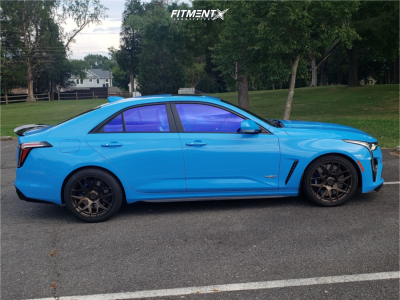 2023 Cadillac CT4 V Blackwing with 18x8.5 MRR Fs01 and Continental ...